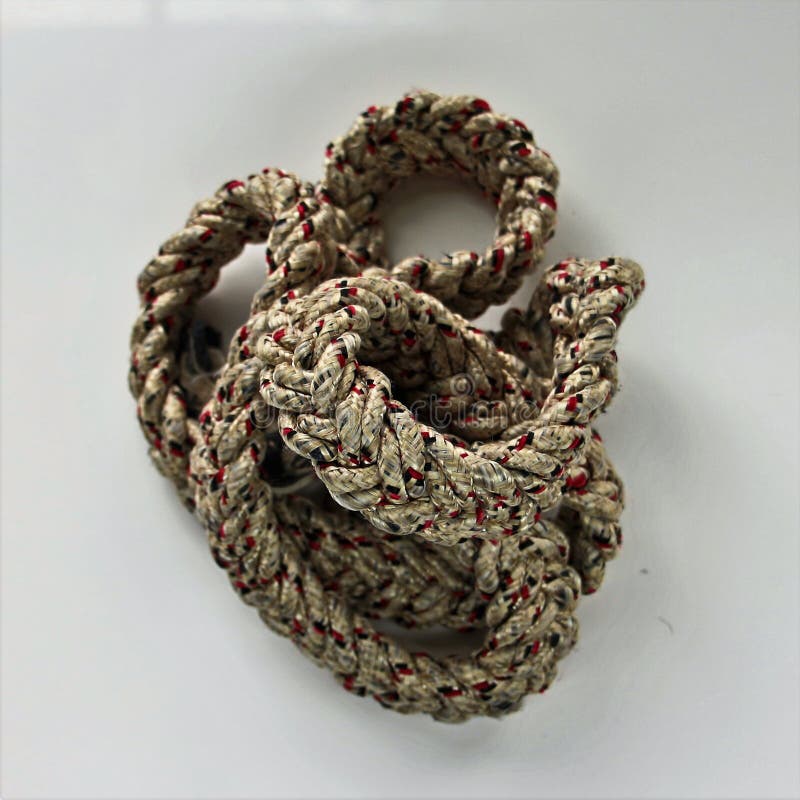 Loop knot rope string stock photo. Image of leash, piece - 97791962