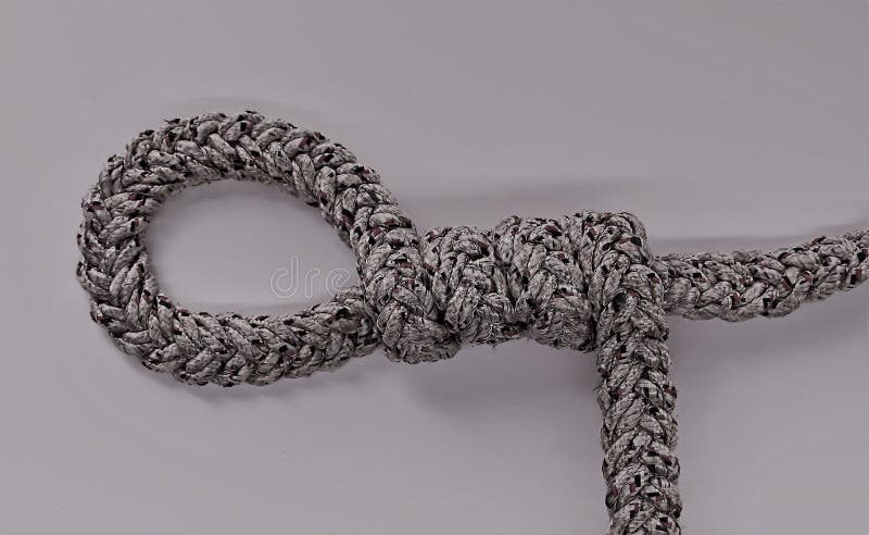 Loop knot rope string stock photo. Image of fleet, leash - 97792064