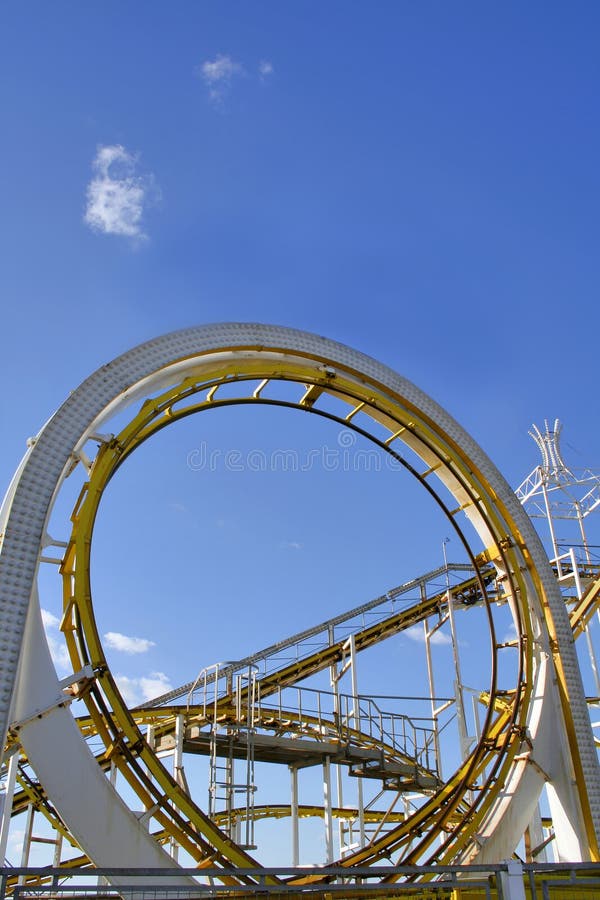 Loop the loop stock image. Image of gravity, holiday, fear - 500953