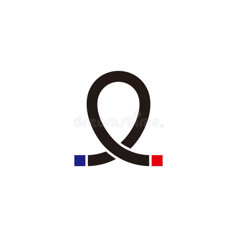 Loop Magnetic Object Geometric Simple Logo Vector Stock Vector ...