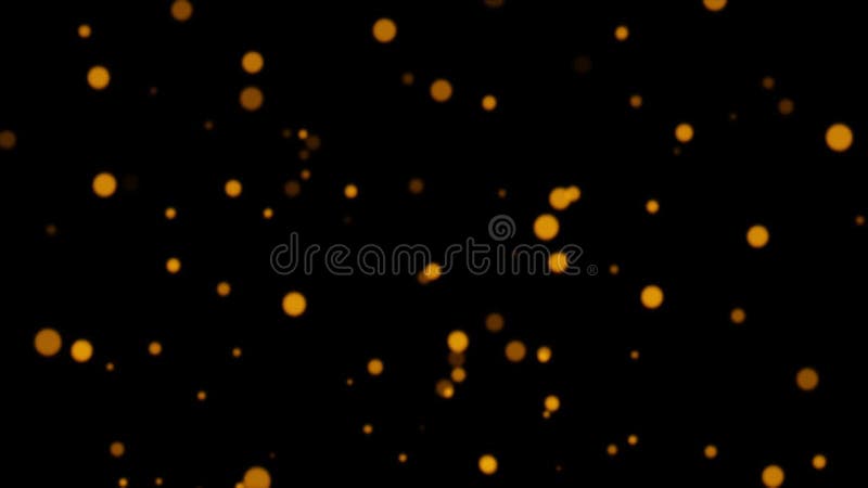 Loop Motion Glow Orange Bokeh Particles Flow Up Stock Footage - Video of bubbles, sparkle: 273535760