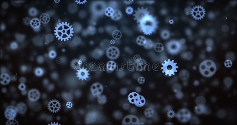 Loop Moving Gears Background Stock Video - Video of industrial, closeup ...