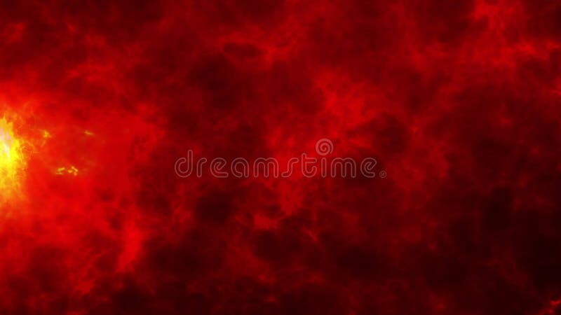 Loop Orange Red Smoke Cloud Moving Abstract Background Stock Footage ...