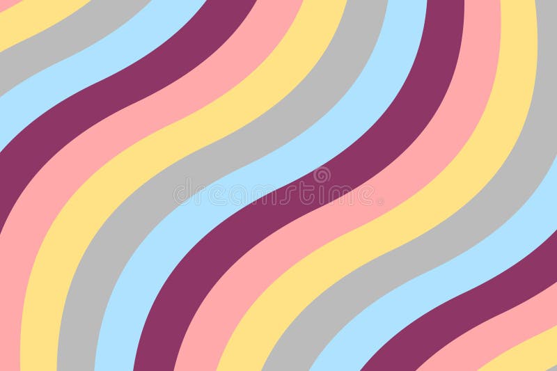 Loop Pastel Colored Wavy Stripe Background for Title Movie Stock ...
