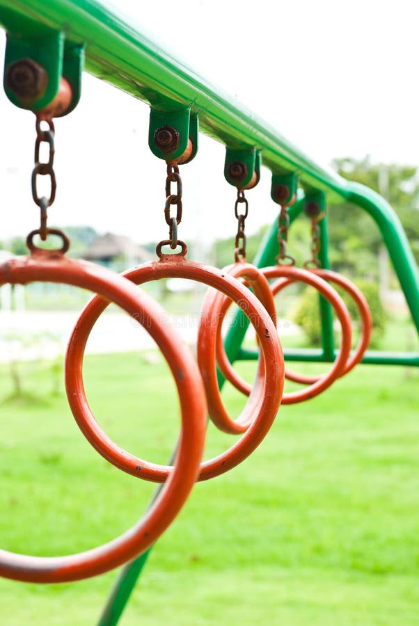 Loop in a play park stock photo. Image of green, caucasian - 20942268