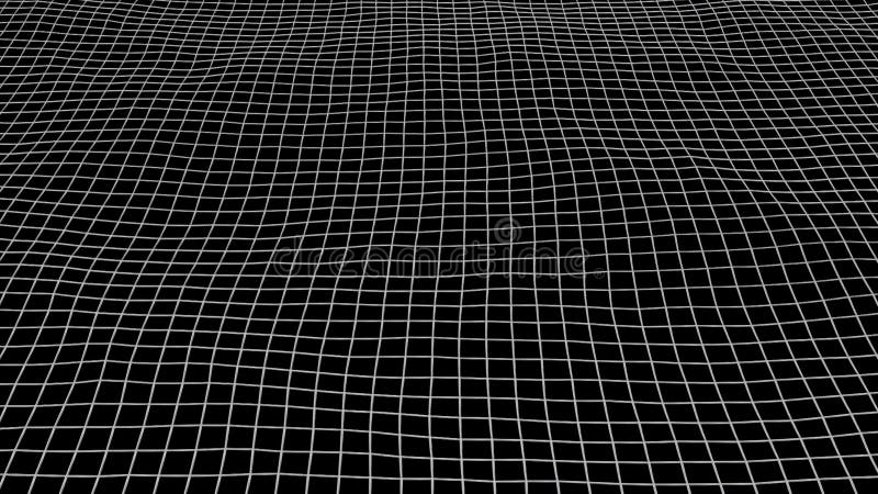 Floating 3d Generated Wireframe. Stock Video - Video of polygon ...