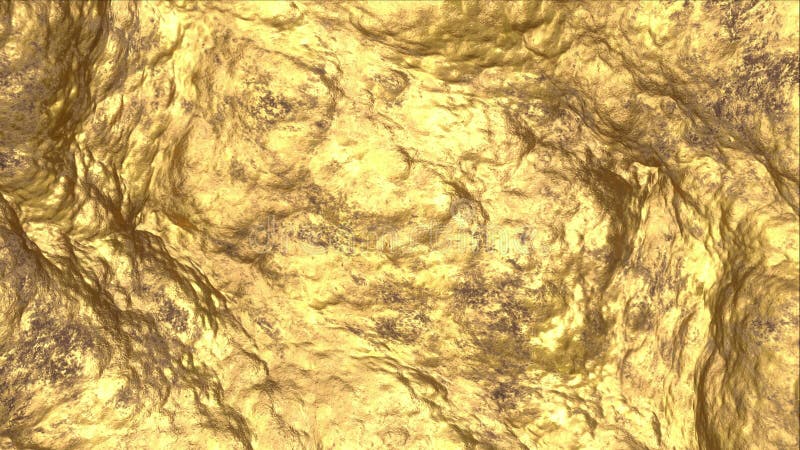 Floating and Mixing Endlessly Golden Surface Stock Footage - Video of ...