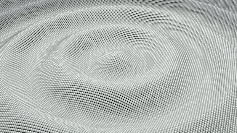 Silver Ripples Made of Shiny Spheres. Stock Footage - Video of mesh ...