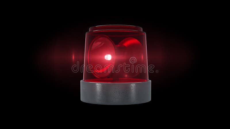 Warning Light for a Malfunction on Black Backgrounds Stock Footage ...
