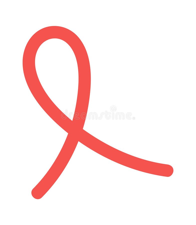 Loop Ribbon Doodle Squiggle Element Stock Vector - Illustration of ...