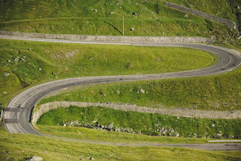 Loop of a Road stock image. Image of horizontal, journey - 69770573