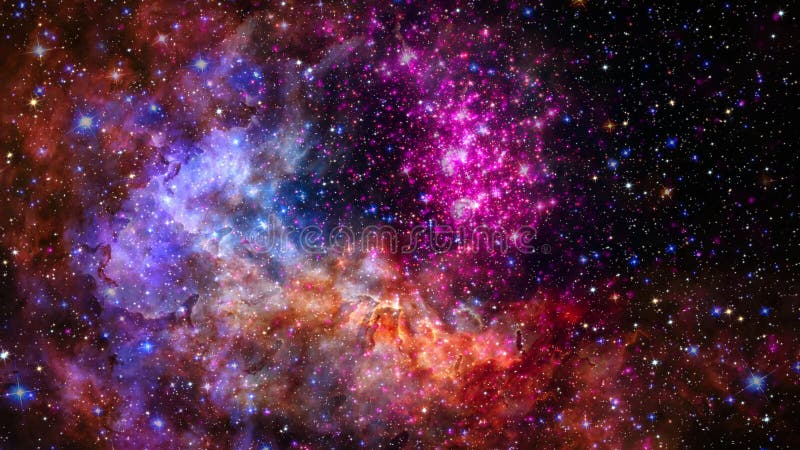 Loop Space Flight Deep Space Exploration Travel To Westerlund 2 ...