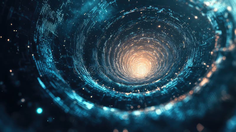 Loop Spiraling Code Snippet Stock Illustration - Illustration of ...