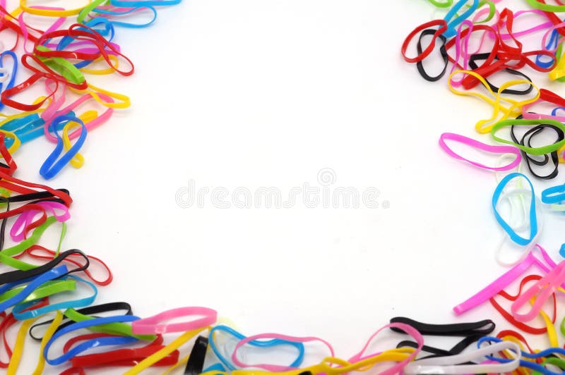 Rubber Band, Elastic, Elastic Band, Full Color Stock Photo - Image of ...