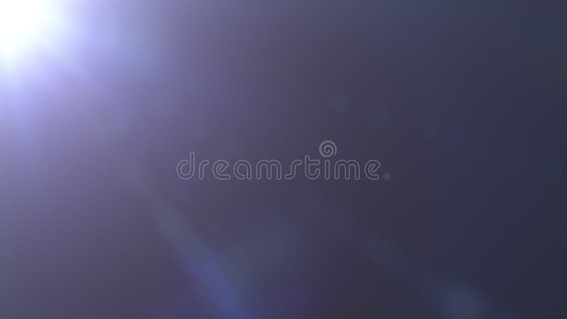 Loop Top Left Glow Blue Shine Opical Flare Background Stock Video ...