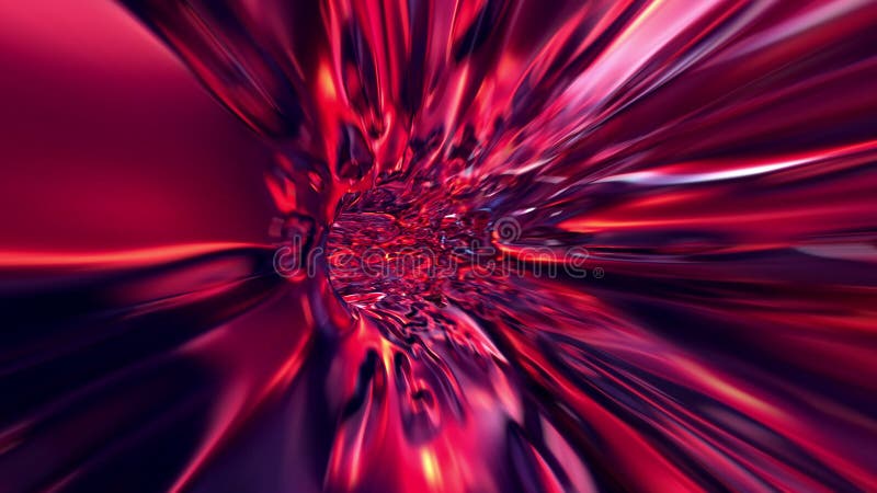 Loop Tunnel of Abstract Hypnotic Red Lava Energy Vortex Stock Video ...