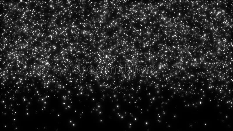 Fire Red Falling Ashes with Rising Black Smoke Particles - 4K Seamless ...