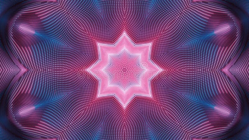 Loopable Abstract Colorful Kaleidoscope Metal Texture Background ...