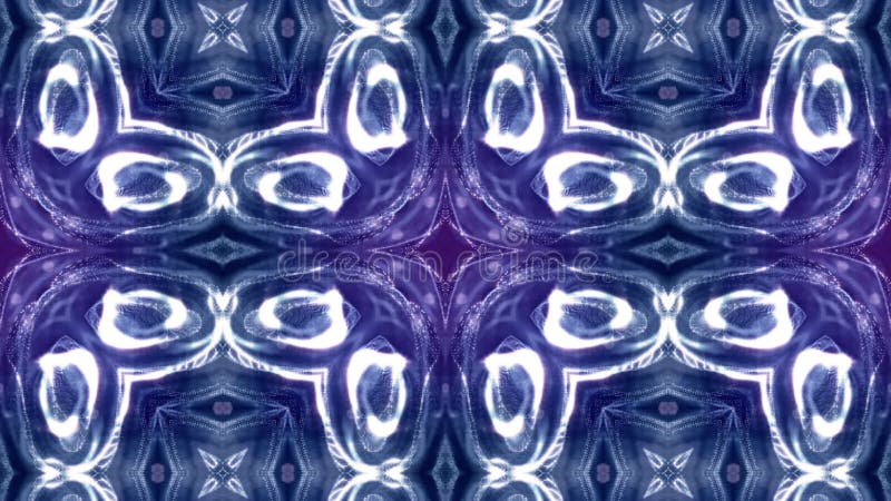 Blue Violet Loopable Abstract Particle Background with Depth of Field, Glow Sparkles of Lights ...