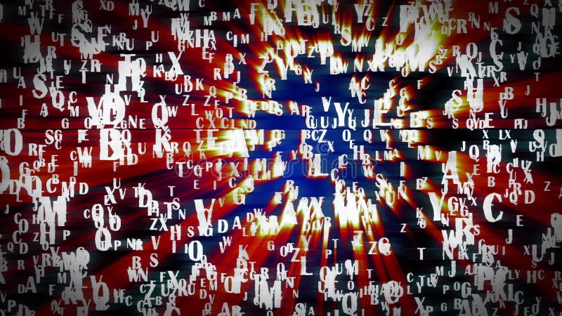 4K Alphabet Letters. stock video. Video of seamless - 121169275