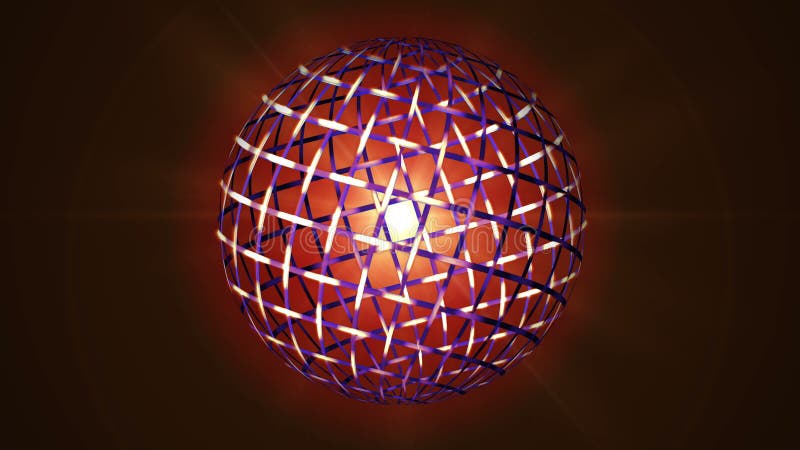 Loopable Animation of Rotating Cell Sphere Stock Footage - Video of ...