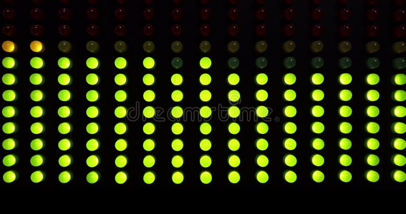 Led Audio Spectrum Analyzer #02 Stock Footage - Video of frequencies ...