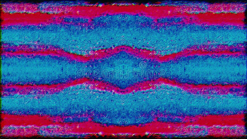 Loopable Colorful Texture. Data Mosh Imitation, Digital Animation Stock ...