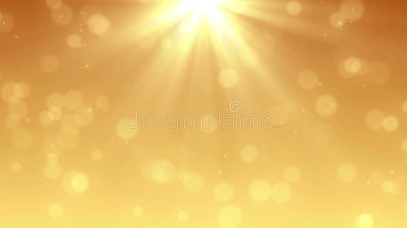 Loopable Sunbeam and Particles Motion Backgrounds -Golden Color Stock ...