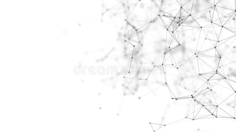 Looped Abstract Digital Connections Background Stock Video - Video of ...