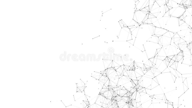 Looped Abstract Digital Connections Background Stock Footage - Video of ...