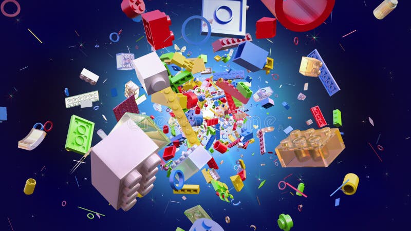 Looped Animation Blocks for Children Stock Video - Video of children ...