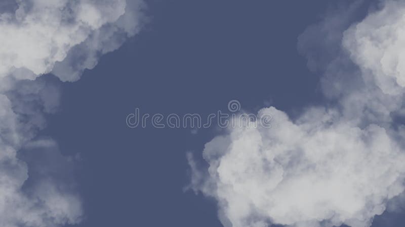Looped Animation of Clouds Flying. 2d Motion Stock Video - Video of ...
