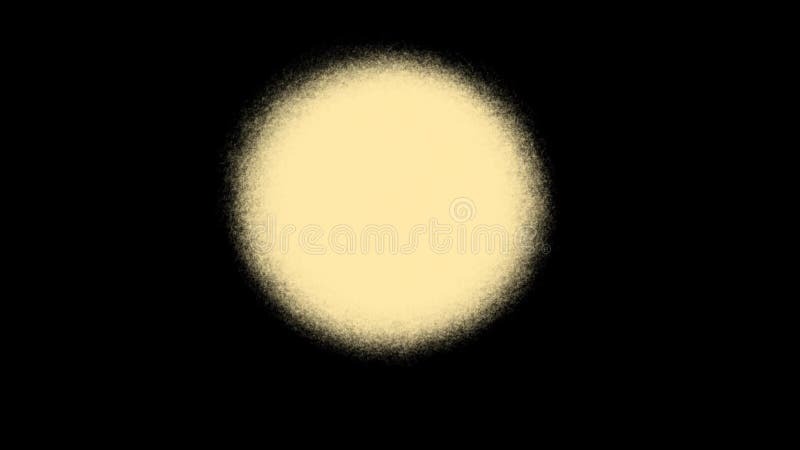 Looped Animation Sandy Yellow Ball. 2d Flat Stock Footage - Video of ...