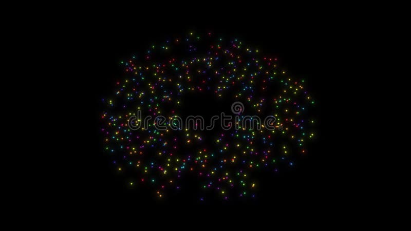 Vibration of Particles Energy Stock Footage - Video of loop, energy ...