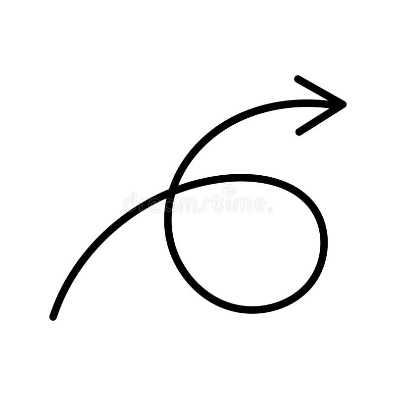 Swirly Arrow Icon Stock Illustrations – 1,569 Swirly Arrow Icon Stock ...