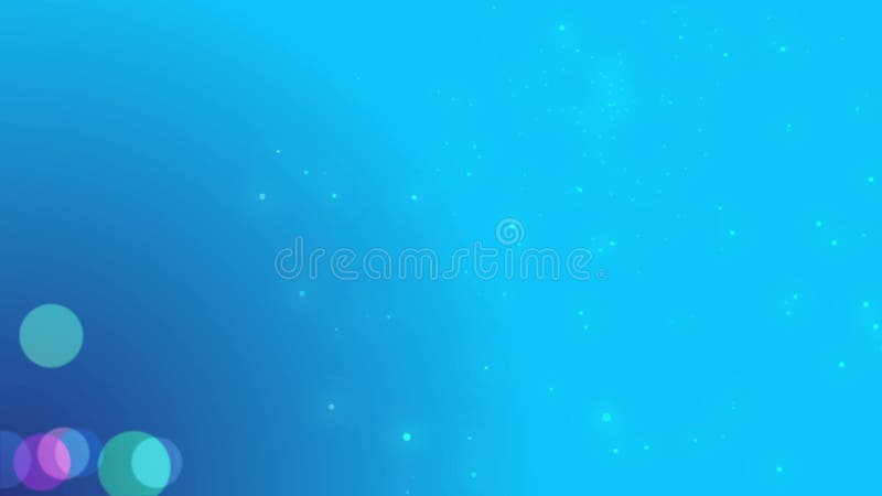 Looped Animated Light and Dark Background with Big Blue Particles Stock ...