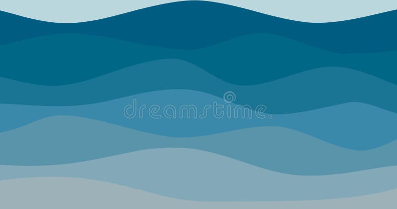 Blue Ocean Waves Abstract Animation Stock Footage - Video of wallpaper ...