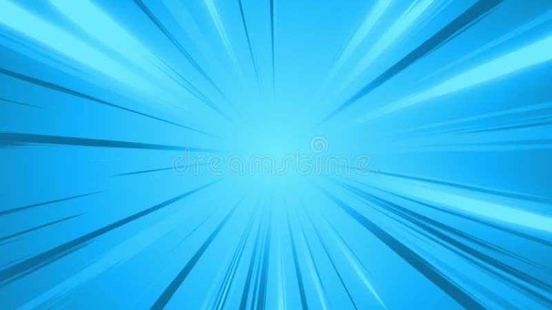 Looped Blue Rays Animation Comic Book Action Layout Background Stock ...
