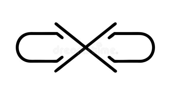 Looped Infinity Symbol, Abstract Continuous Cycle and Endless ...