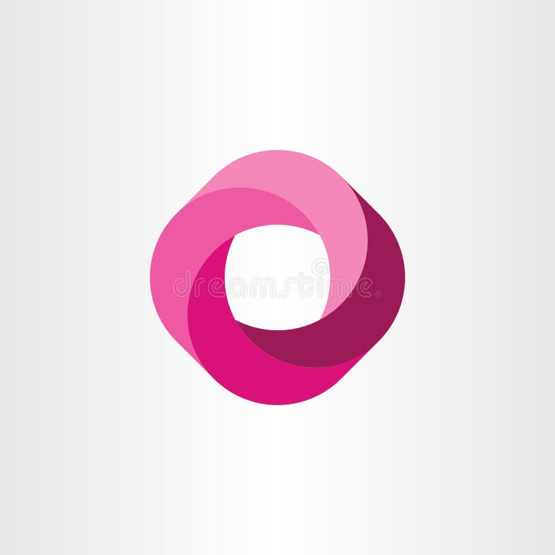 Looped Logo Magenta Business Icon Vector Stock Vector - Illustration of ...