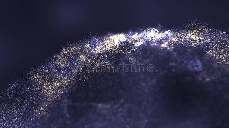 Looped Particles Field Motion Animation Stock Footage - Video of loop ...
