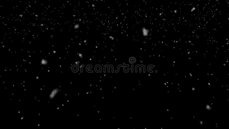 Realistic Falling Snowflakes Background Loop Stock Footage - Video of ...