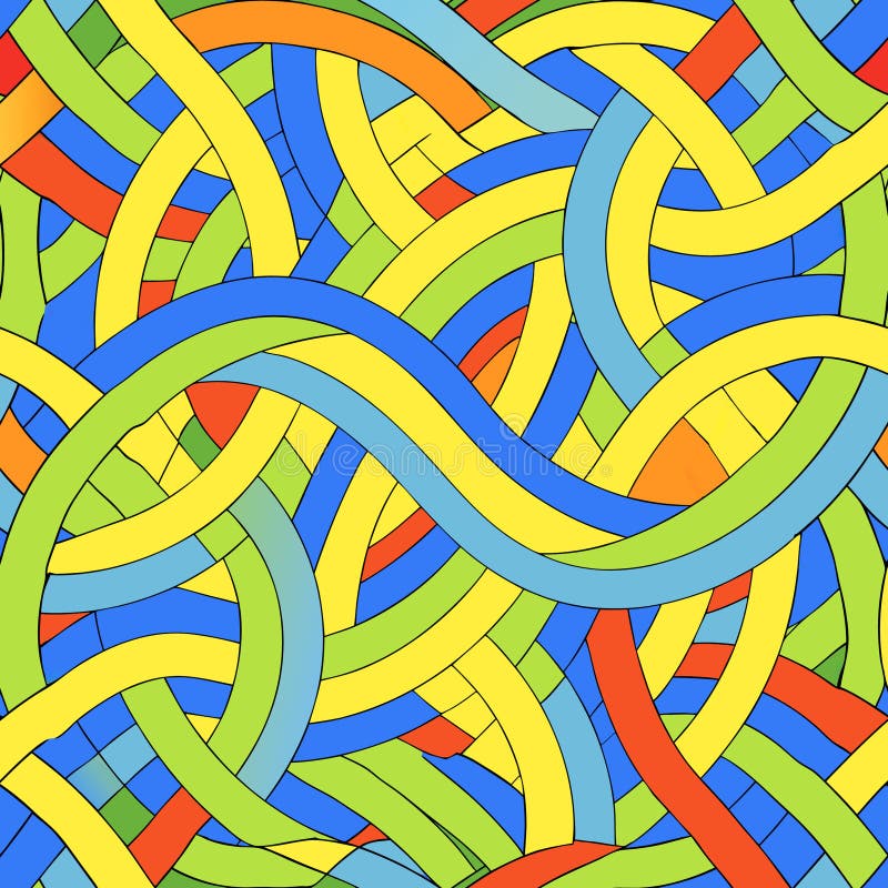 A Looped Texture Consisting of Strokes of Different Colors Forming a ...