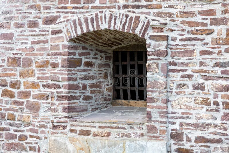 Loophole in the Fortification Wall of a Medieval Castle, Outside View ...