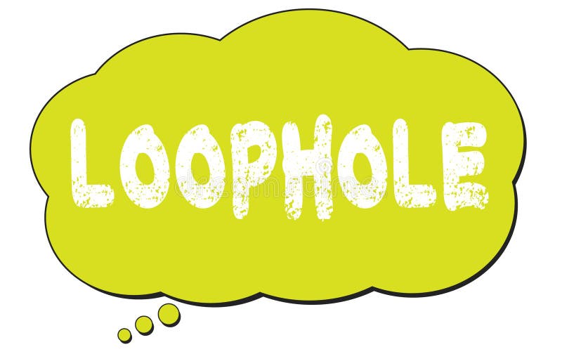 Loophole Stock Illustrations – 546 Loophole Stock Illustrations ...