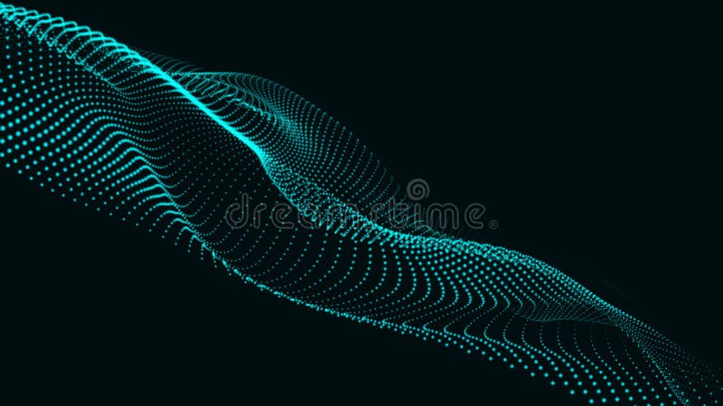 Looping Animated Background Made with Trapcode Form. Abstract Digital ...