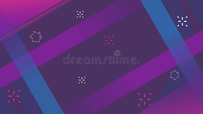 Looping Animated Background with Shapes of Different Shapes. Stock ...