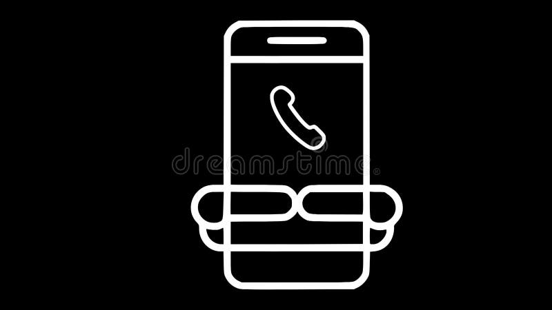 Mobile Phone Animation Icon Vector Stock Video - Video of gadget, user ...