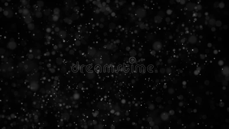 Looping Animation of Blurry Dust Particles Floating in the Air Stock ...