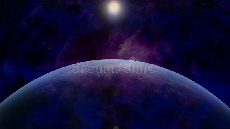 .Looping Animation of Flying through Glowing Nebulae Clouds and Stars ...